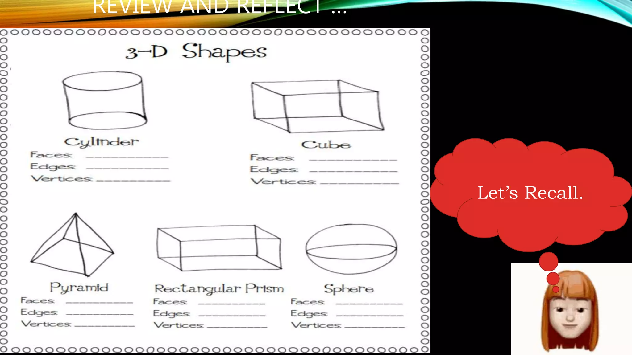 3D Shapes - Properties of 3D Shapes | PPTX