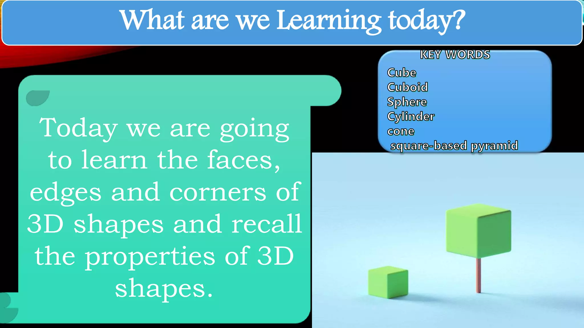 3D Shapes - Properties of 3D Shapes | PPTX
