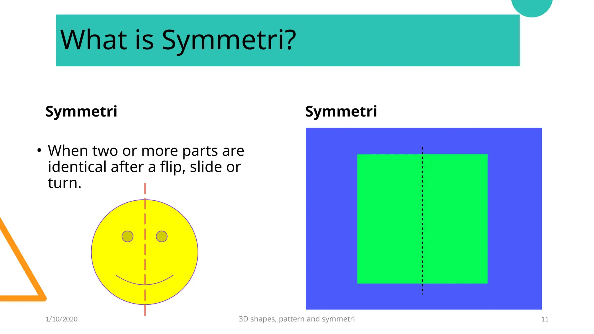 3D-Shapes, Pattern, Symmetri Grade1.pptx