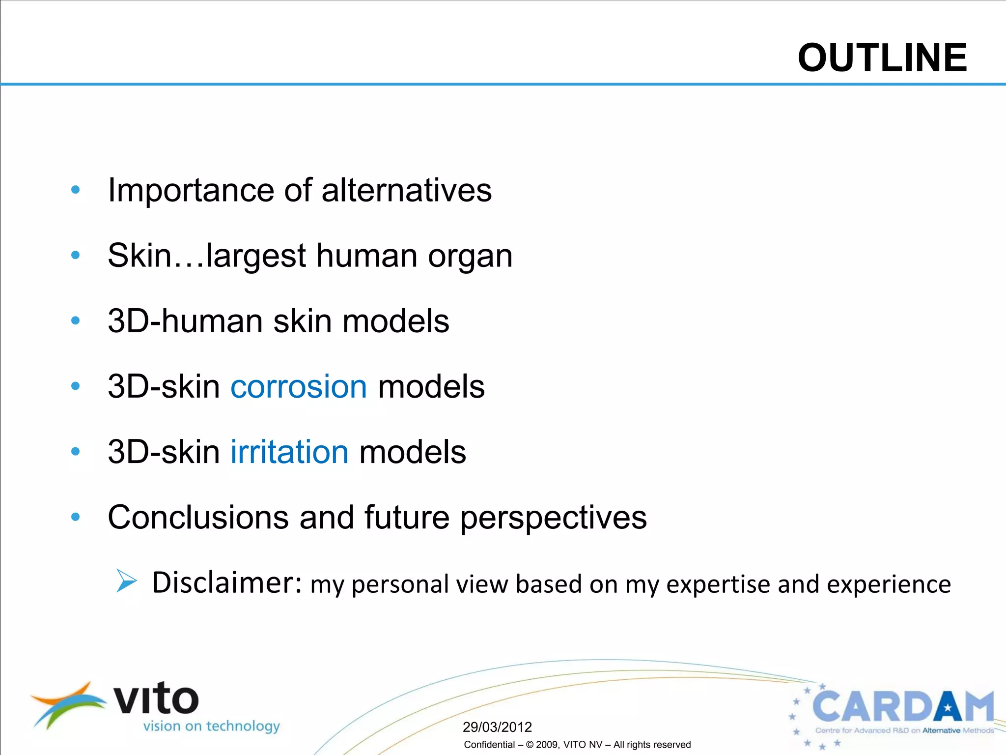 Overview of 3D-human skin reconstructed models for irritation and ...