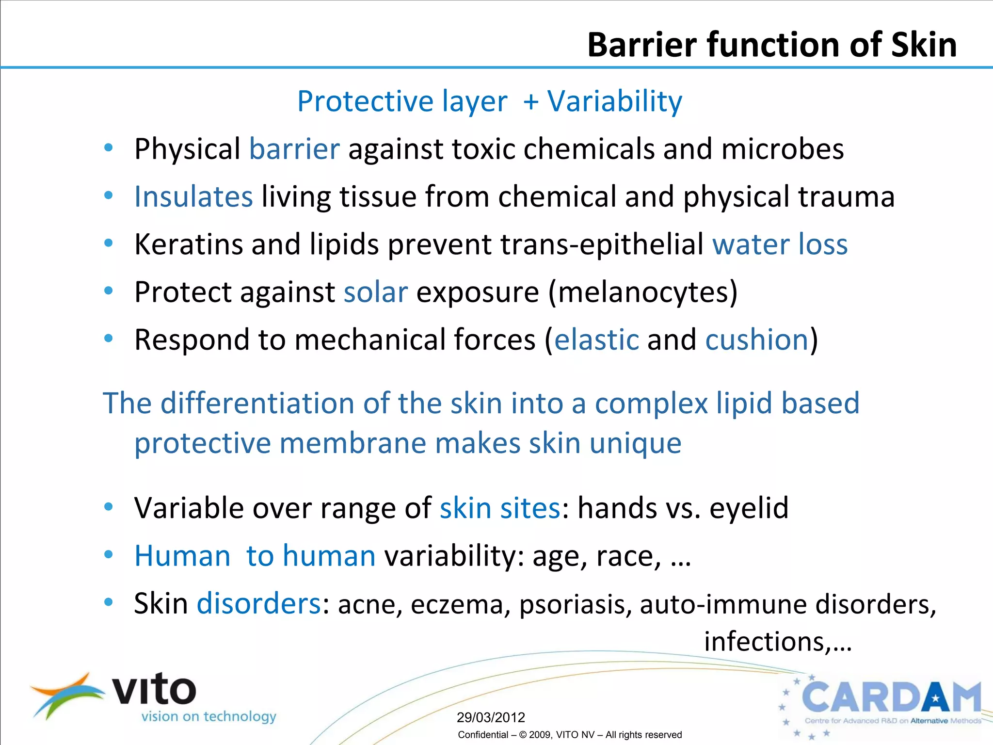 Overview of 3D-human skin reconstructed models for irritation and ...