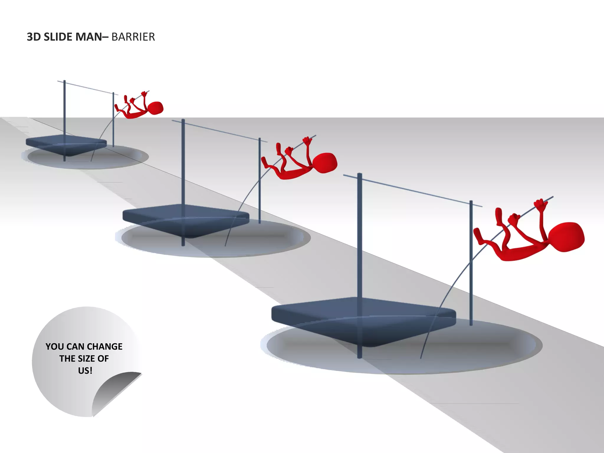 3D slide man barrier | PPT