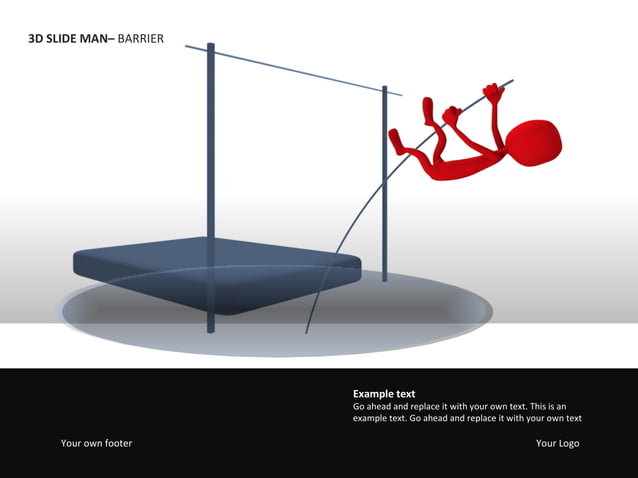 3D slide man barrier | PPT
