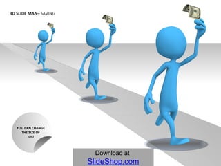 3D Slide Man - Saving | PPT | Technology & Computing