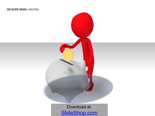 3D Slide Man - Saving | PPT