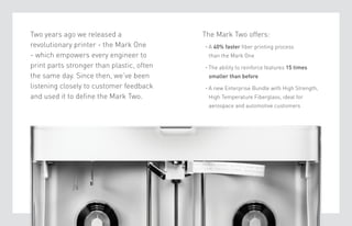 3DSL Markforged Mark Two | PDF | Technology & Computing