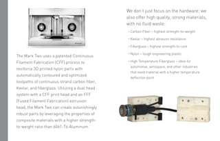 3DSL Markforged Mark Two | PDF | Technology & Computing