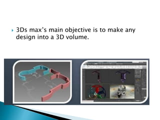 3Ds MAX & INTRODUCTION TO ANIMATION IN AUTODESK 3Ds MAX | PPTX