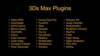 3Ds Max Render Farm | PPTX | 3-D Graphics | Computer Software and ...