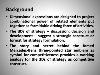 THE 3Ds OF STRATEGY: DISCUSSION, DECISION AND DEVELOPMENT | PPTX