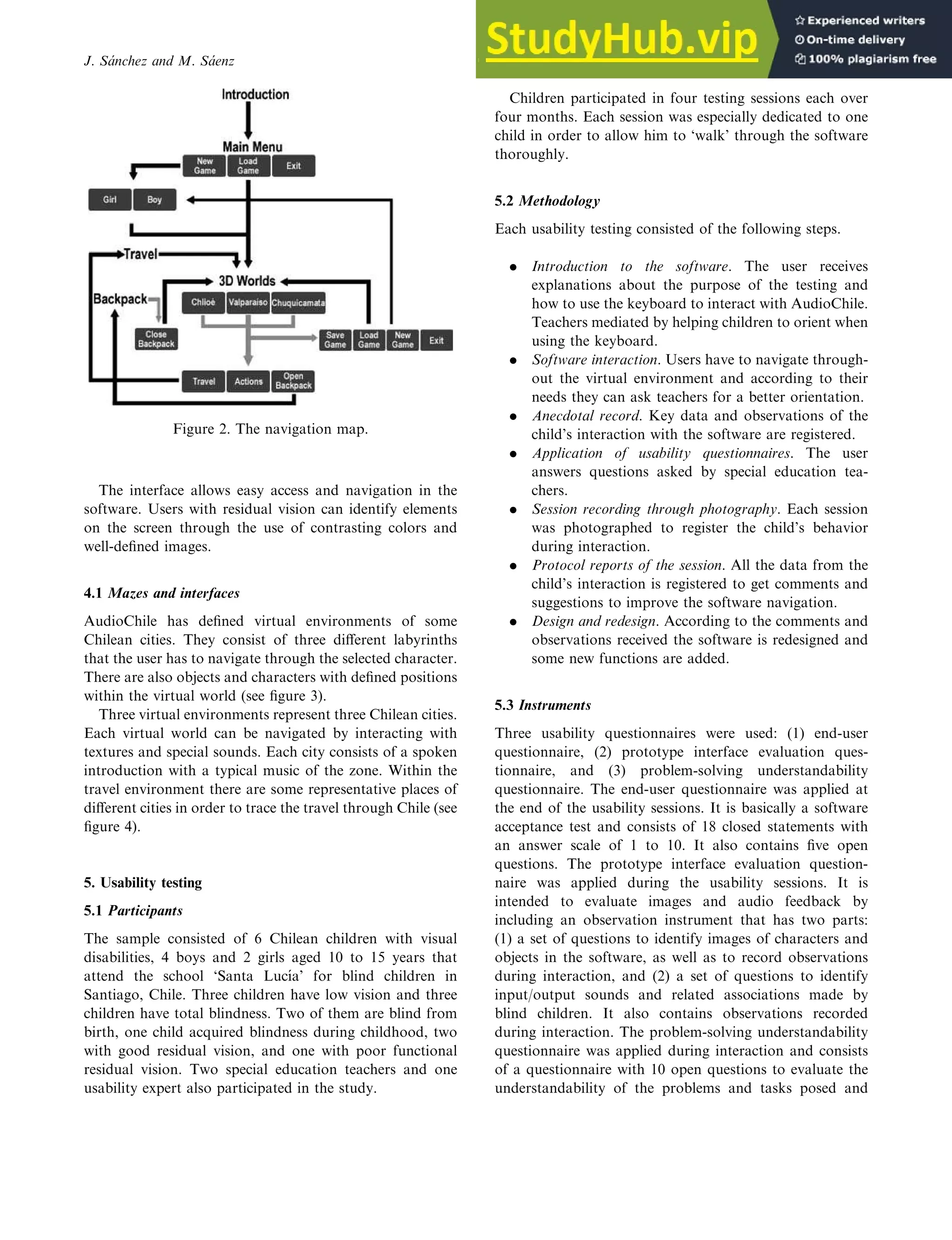 3D Sound Interactive Environments For Blind Children Problem Solving Skills | PDF | Digital ...