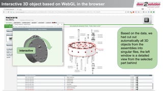 3D sparepartscatalog based on webgl | PDF