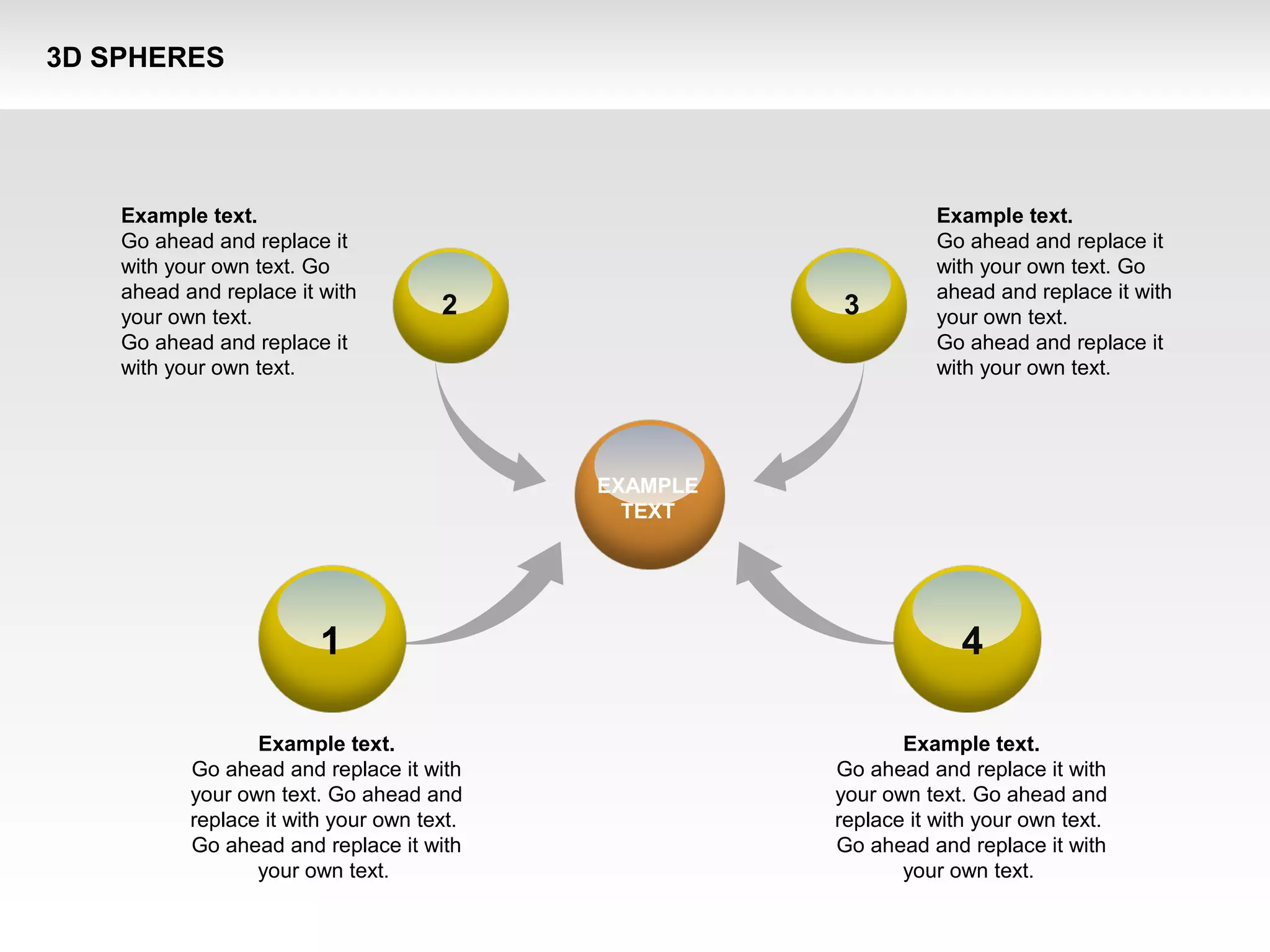 3D Sphere Process Shapes | PPT