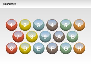 3D Sphere Process Shapes | PPT