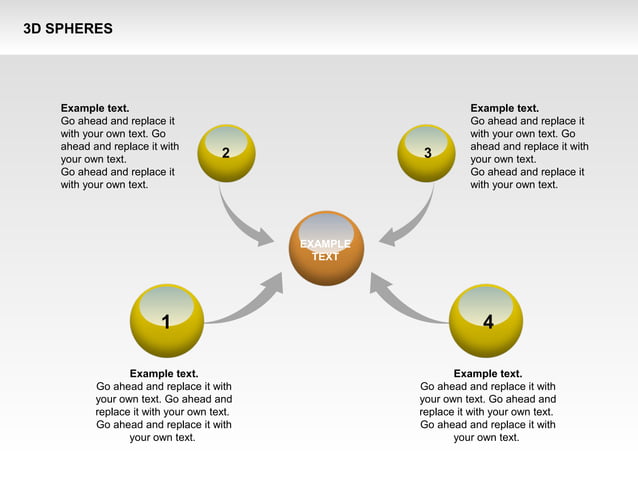 3D Sphere Process Shapes | PPT