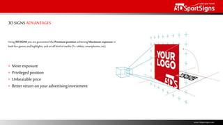 3D Sport Signs presentation | PPT
