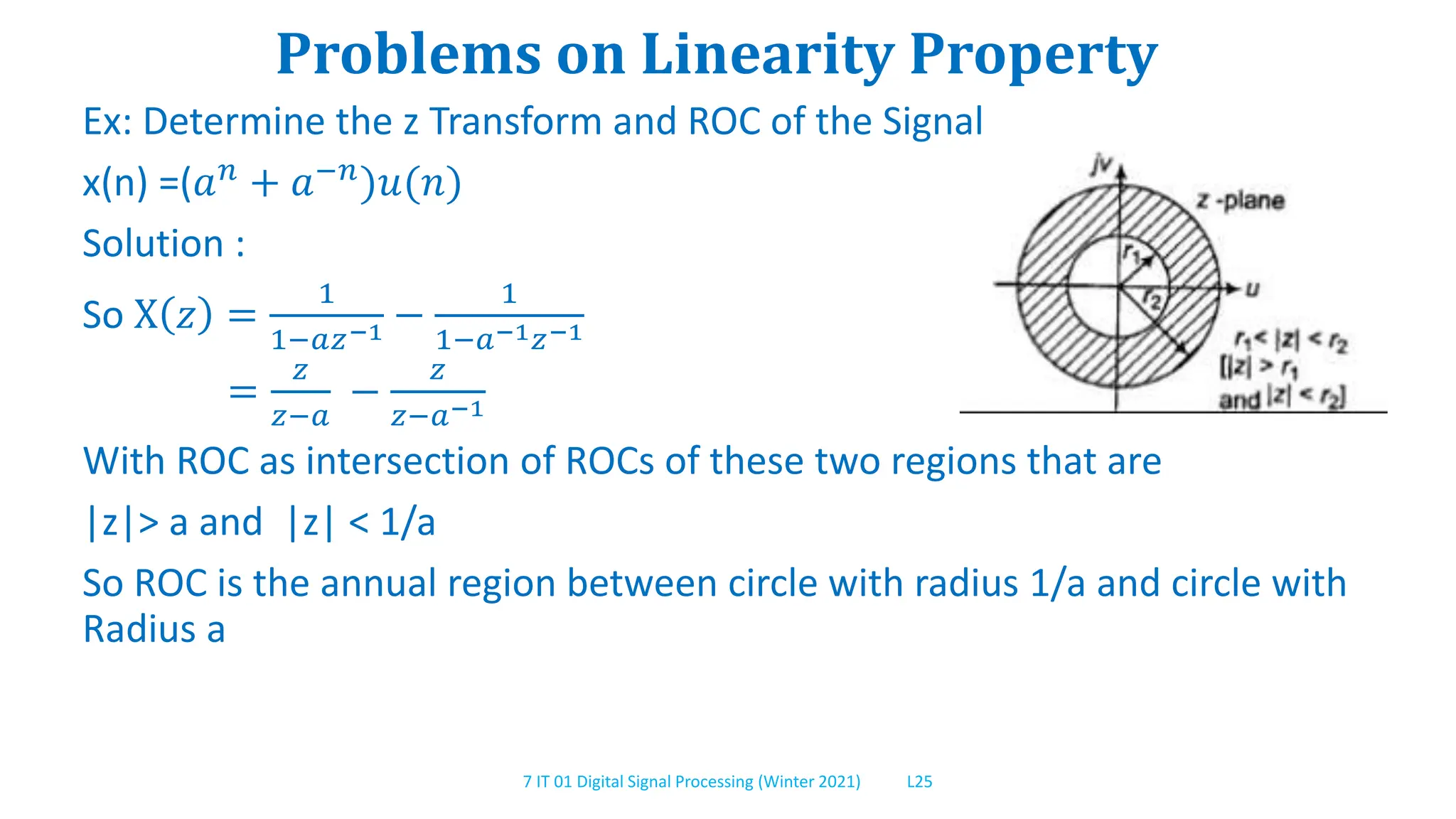 Frequency Analysis Using Z Transform Pptx