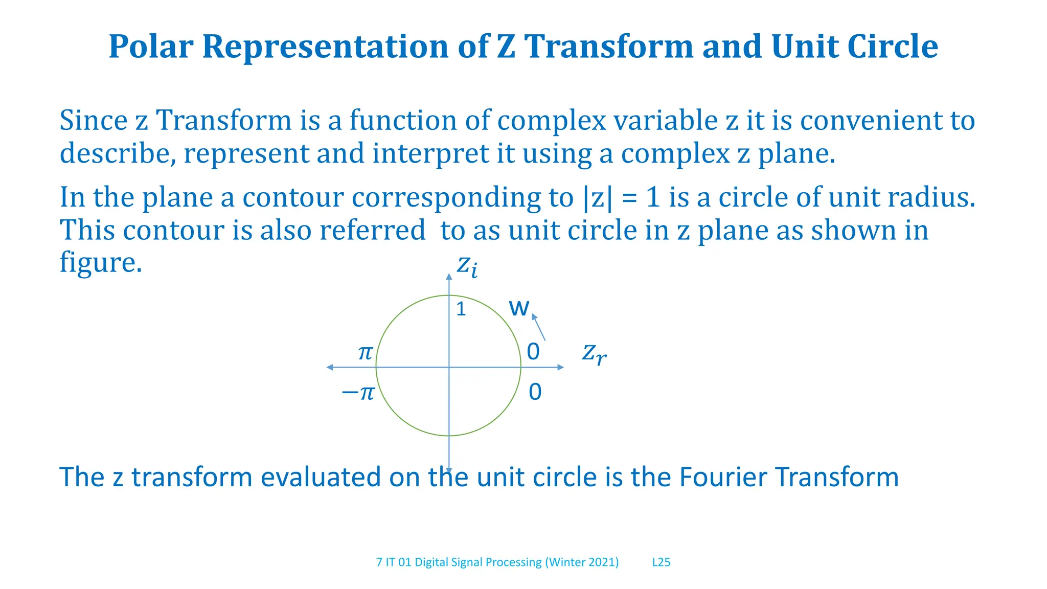 Frequency Analysis Using Z Transform Pptx
