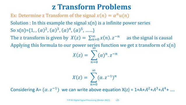 Frequency Analysis using Z Transform.pptx