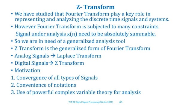 Frequency Analysis using Z Transform.pptx