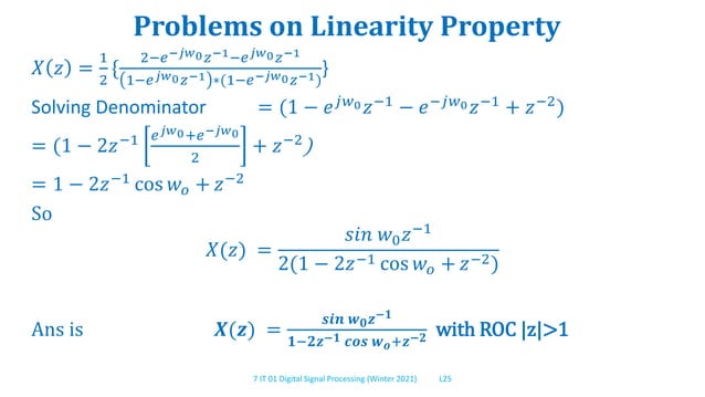 Frequency Analysis using Z Transform.pptx