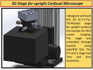 3D stage for upright microscope | PPTX