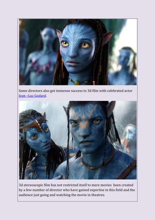 3D Stereoscopic Filmmaking Discussion | PDF