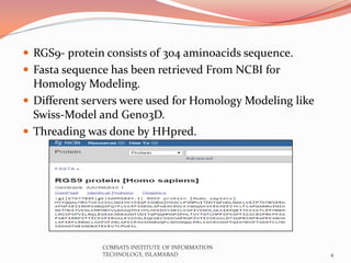 3d structure prediction of RGS9 gene | PDF