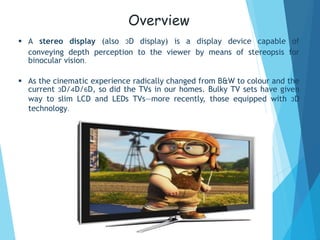 3D Display Technology | PPTX