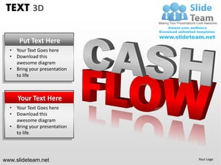 3d text powerpoint slides. | PPT