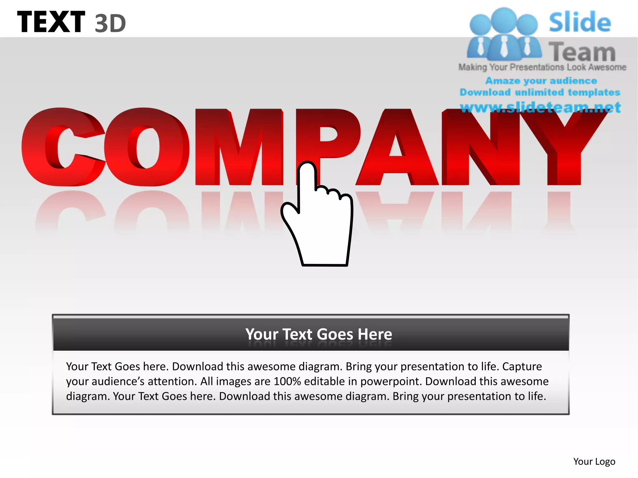 3d text powerpoint slides ppt templates | PDF | Computer Animation ...