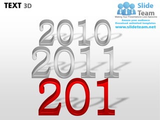 3d text powerpoint slides ppt templates | PPT