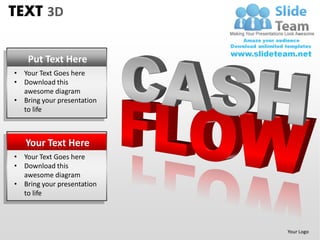 3d text powerpoint slides ppt templates | PDF