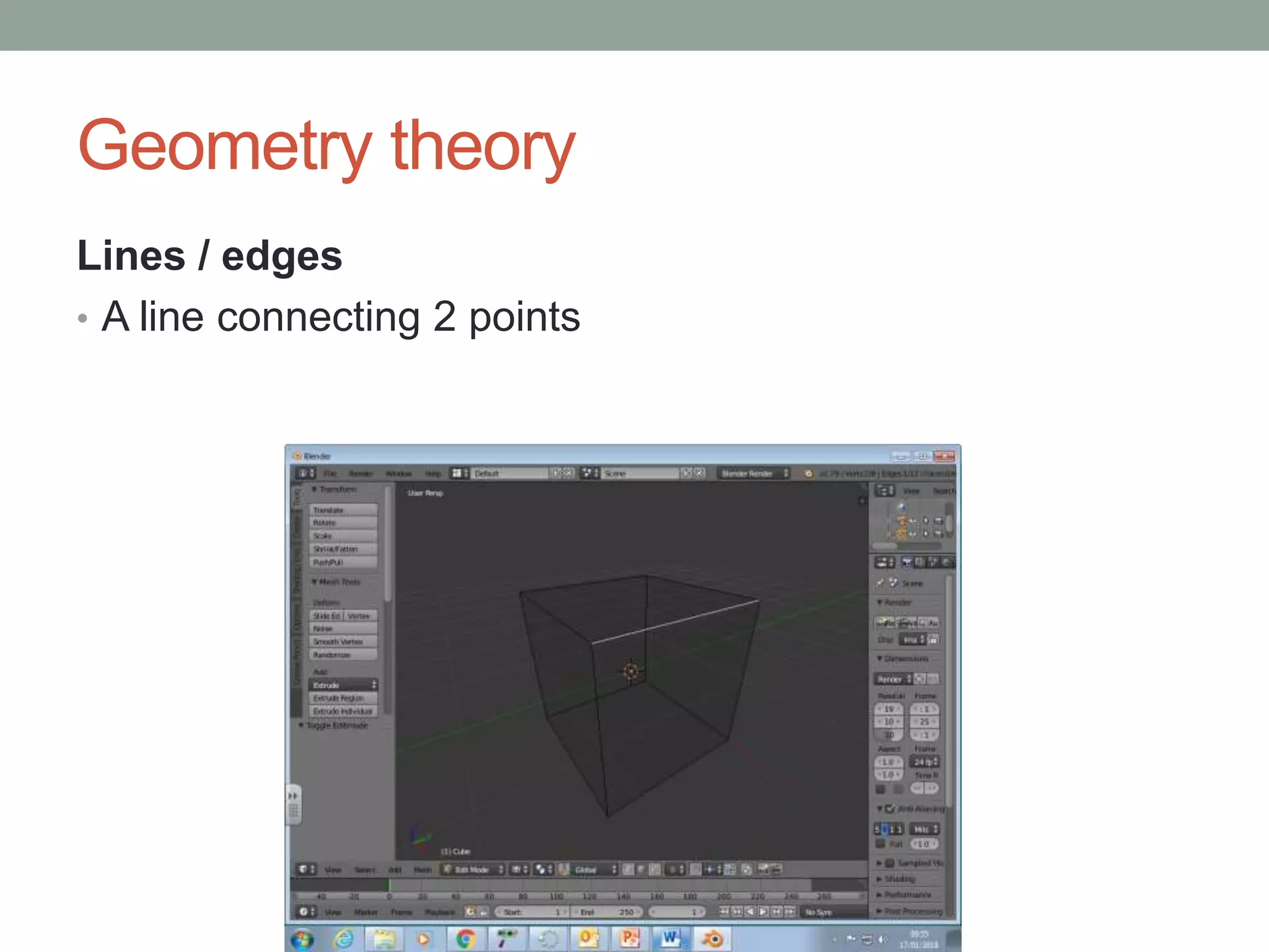 3D theory: geometry, extrusion, co-ordinate theory | PPTX