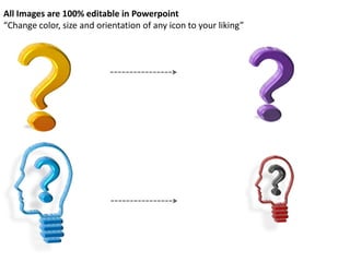 3d thinking man style 2 powerpoint presentation templates | PPT