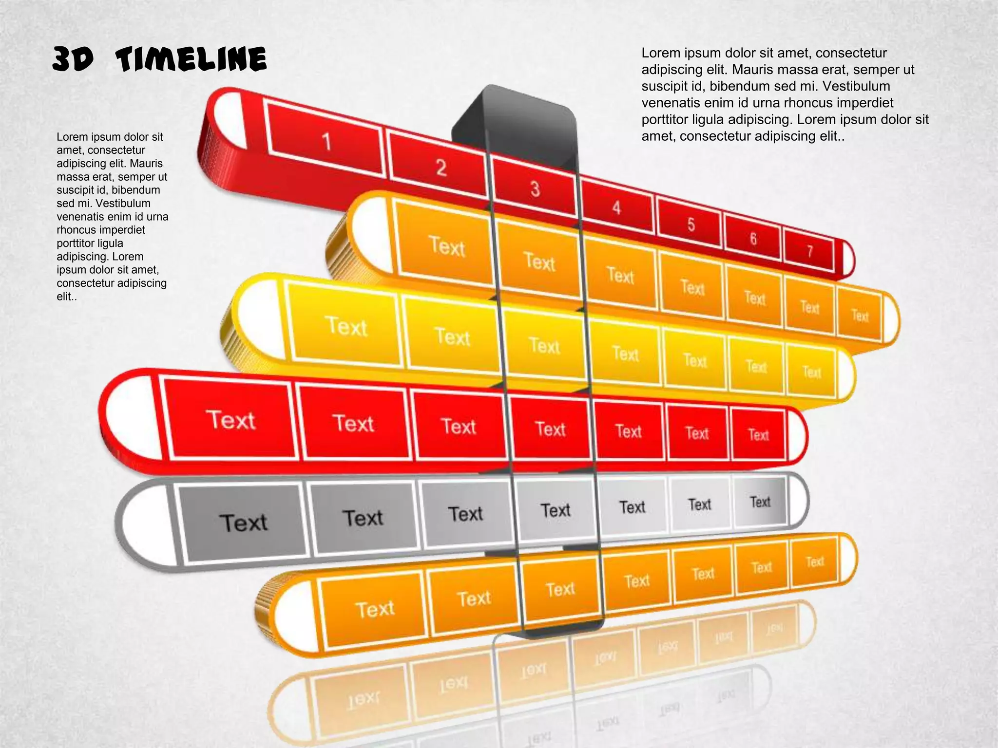 3D Timeline Diagram | PPTX