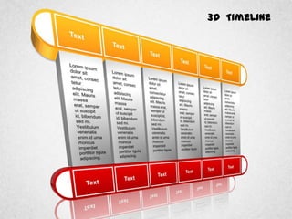 3D Timeline Diagram | PPTX