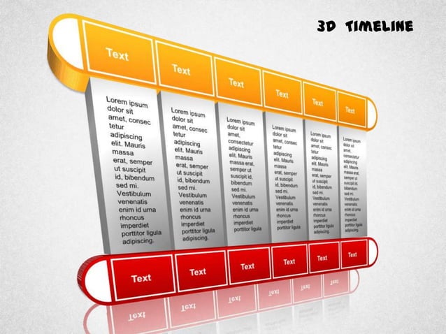 3D Timeline Diagram | PPT