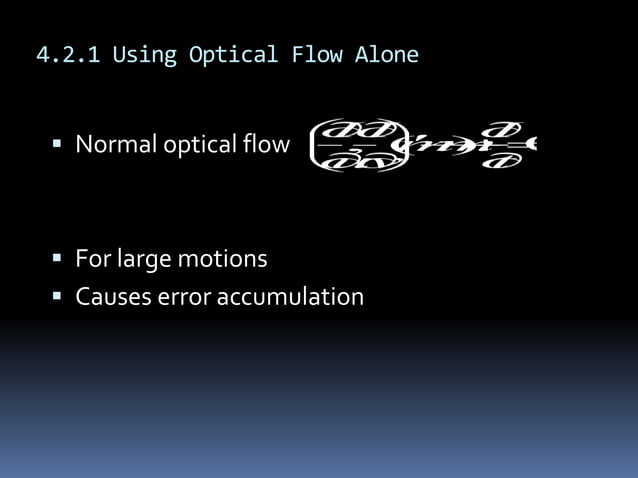 3d tracking : chapter4 natural features, model-based tracking | PPTX