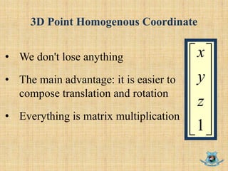 3D Transformation in Computer Graphics | PPTX