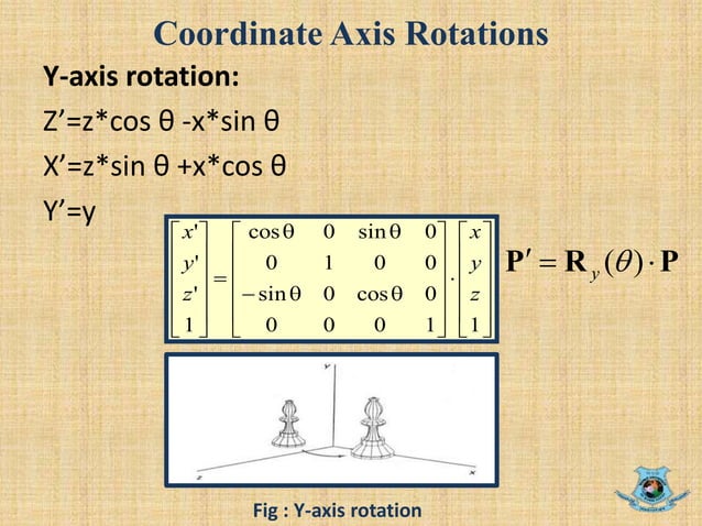 3D Transformation in Computer Graphics | PPTX | 3-D Graphics | Computer ...