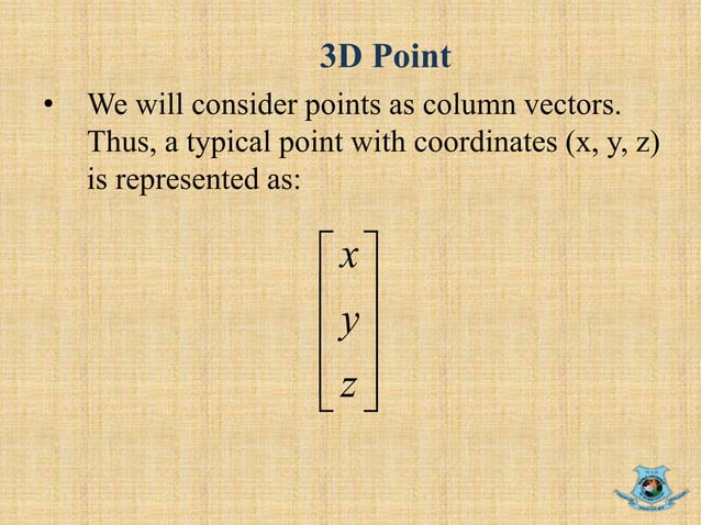 3D Transformation in Computer Graphics | PPTX | 3-D Graphics | Computer ...