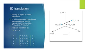 3 d transformation | PPTX