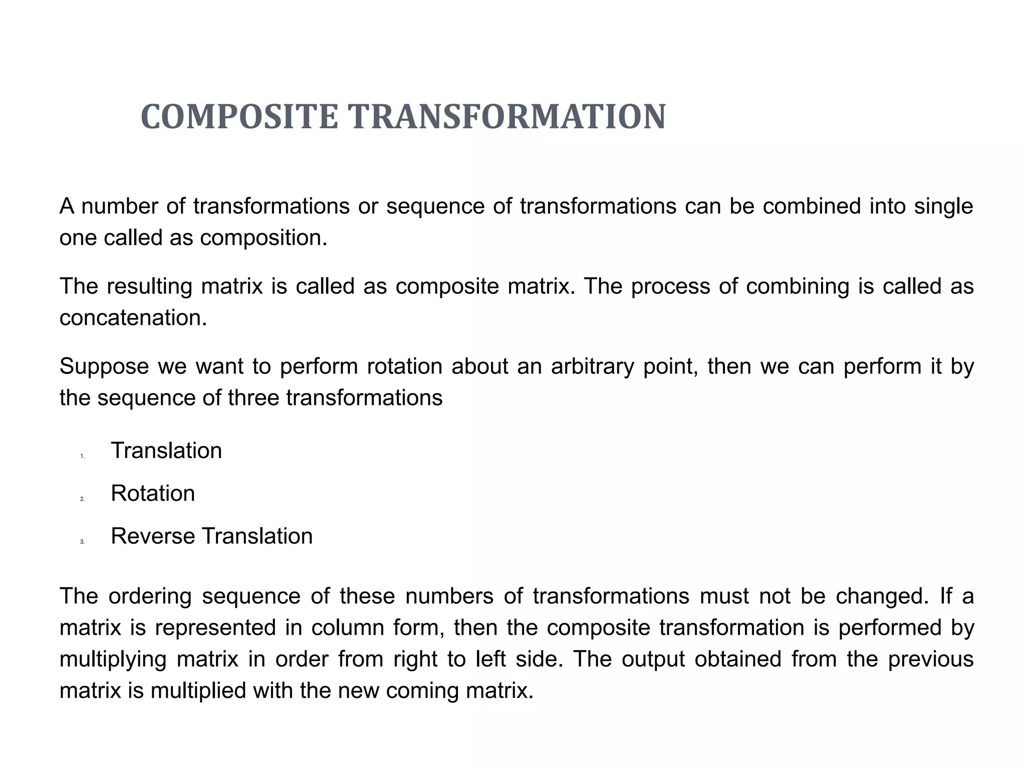 3D Transformation | PDF