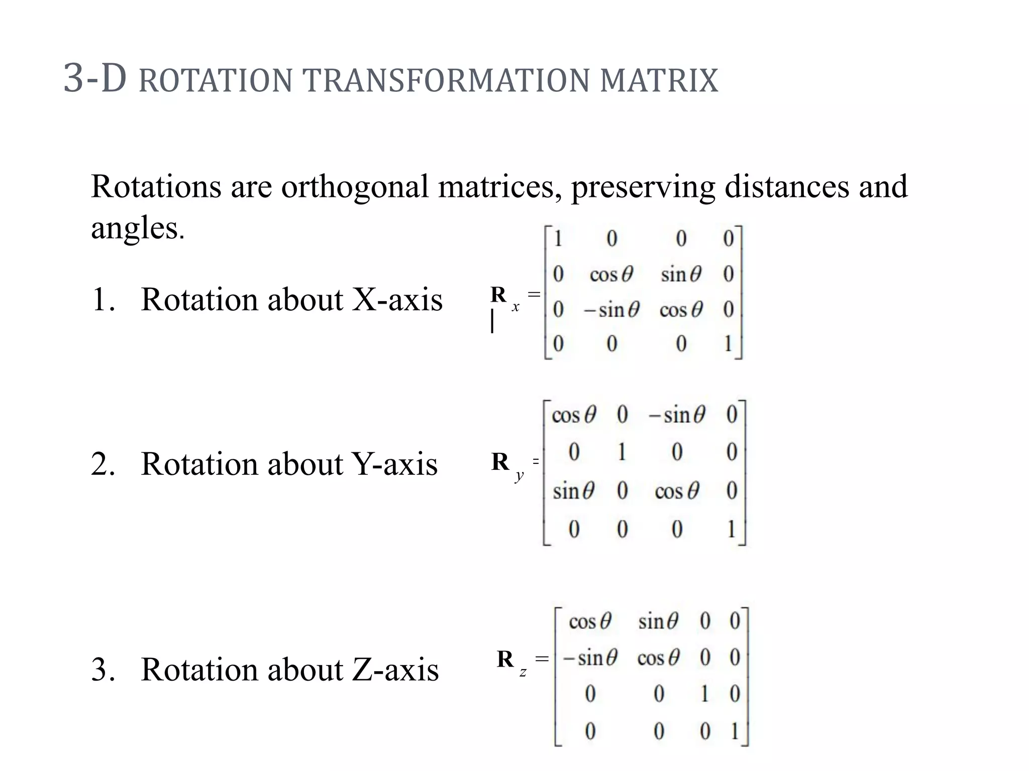 3D Transformation | PDF