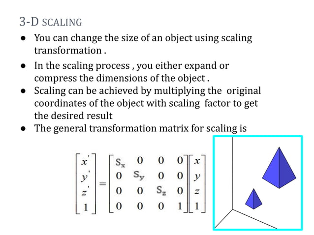 3D Transformation | PDF
