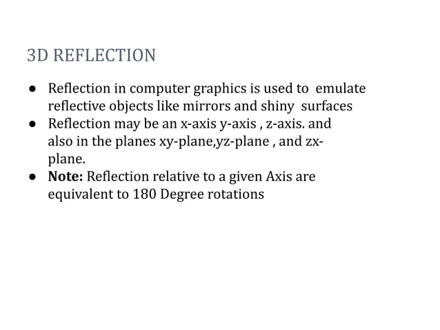 3D Transformation | PDF