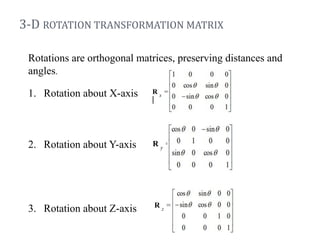 3D Transformation | PDF