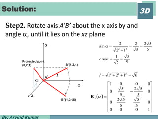 3 d transformation Rotation | PPTX