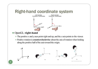 Computer Graphics Three-Dimensional Geometric Transformations | PPT